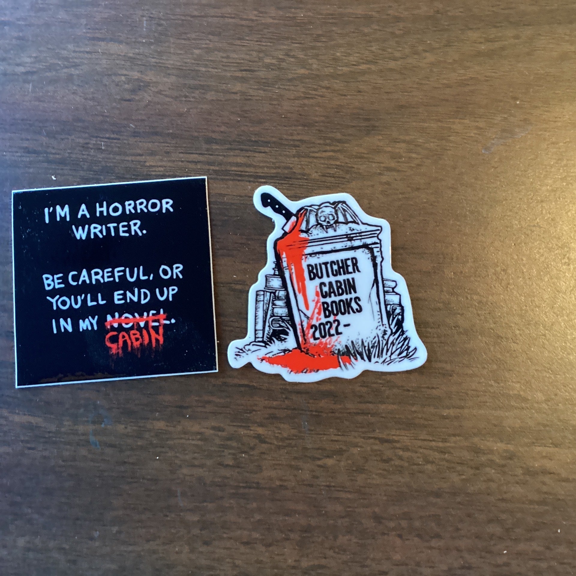 Anniversary sticker | Butcher Cabin books