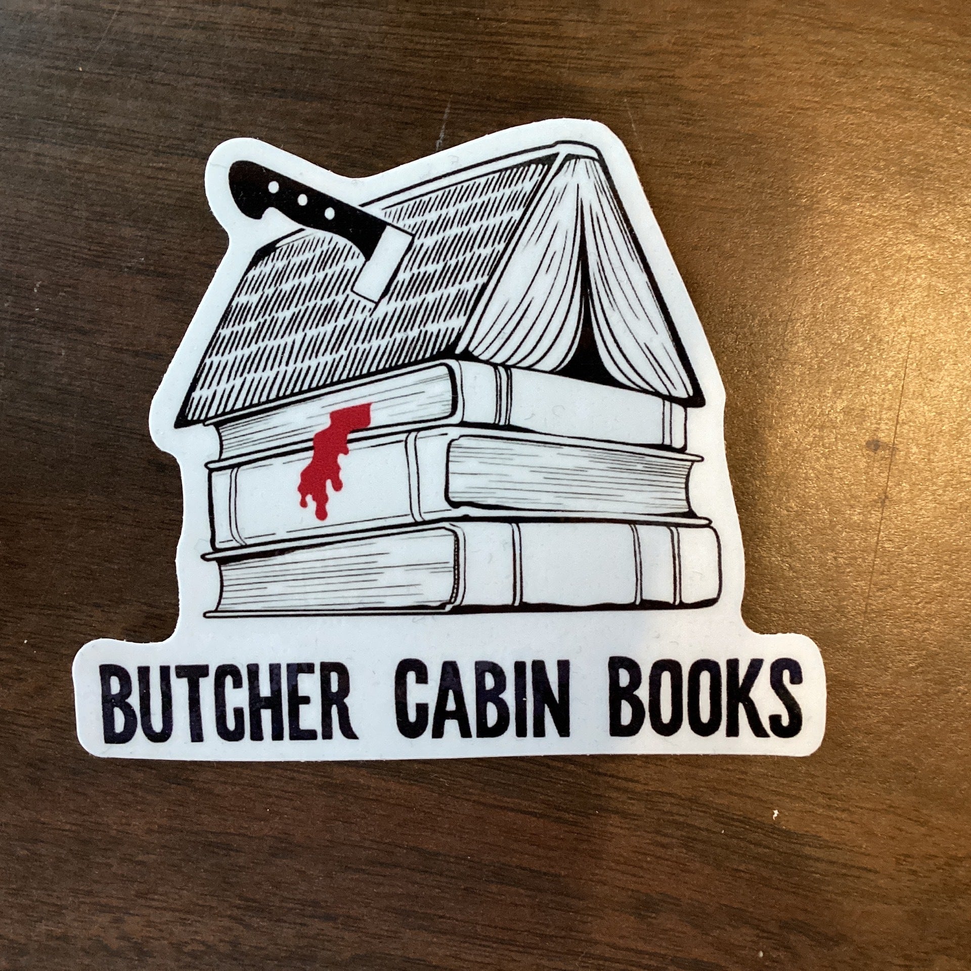 Cut Out Sticker | Butcher Cabin books